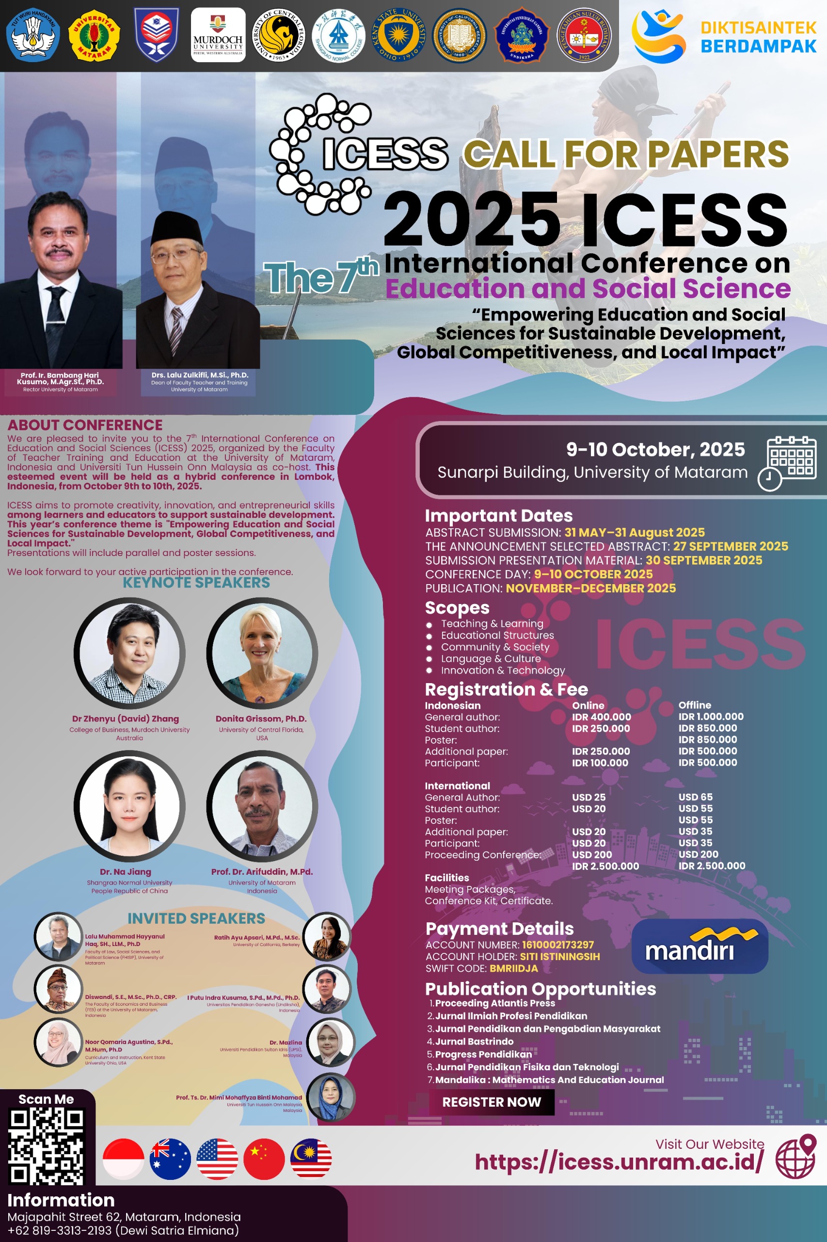 The 7th International Conference on Education and Social Science (7th ...